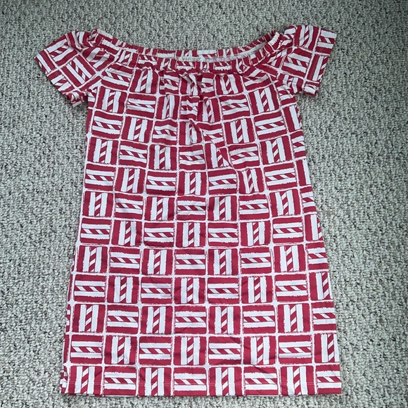 MAHI GOLD | Dresses | Mahi Gold Xs Off Shoulder Dress Red Nautical ...